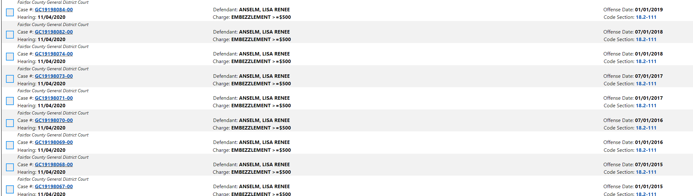 Wendy Askins catches an orthodontic embezzler